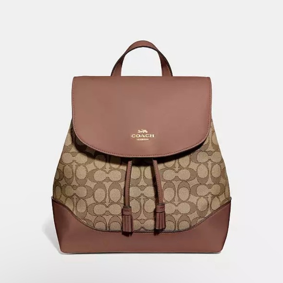 Coach | Bags | Coach Elle Backpack In Signature Jacquard | Poshmark